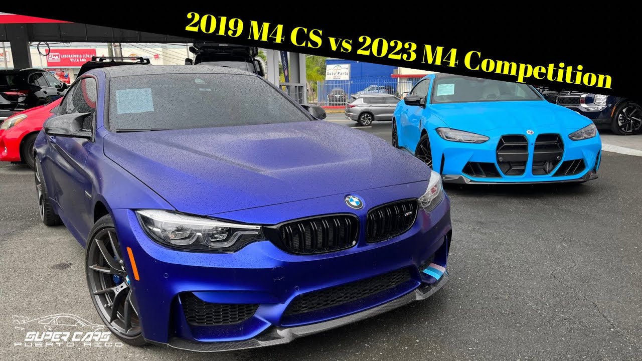 2019 BMW M4 CS vs 2023 BMW M4 Competition - Comparativa - YouTube