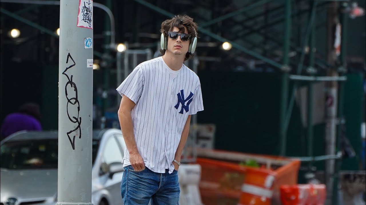Spotted: Timothee Chalamet heads to a Yankees baseball game in NYC ...