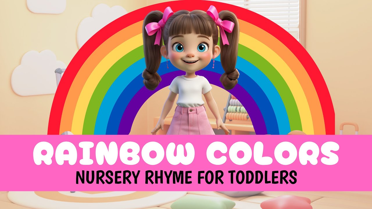 Seven Colors in the Rainbow | Easy Rhyme for Toddlers to Learn Colors ...
