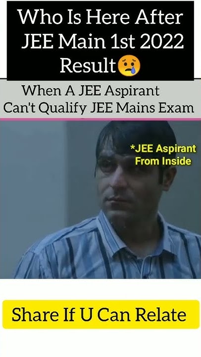 When Aspirants failed to crack JEE Main | Sad reality of Students | #jeemains #sadstatus - YouTube