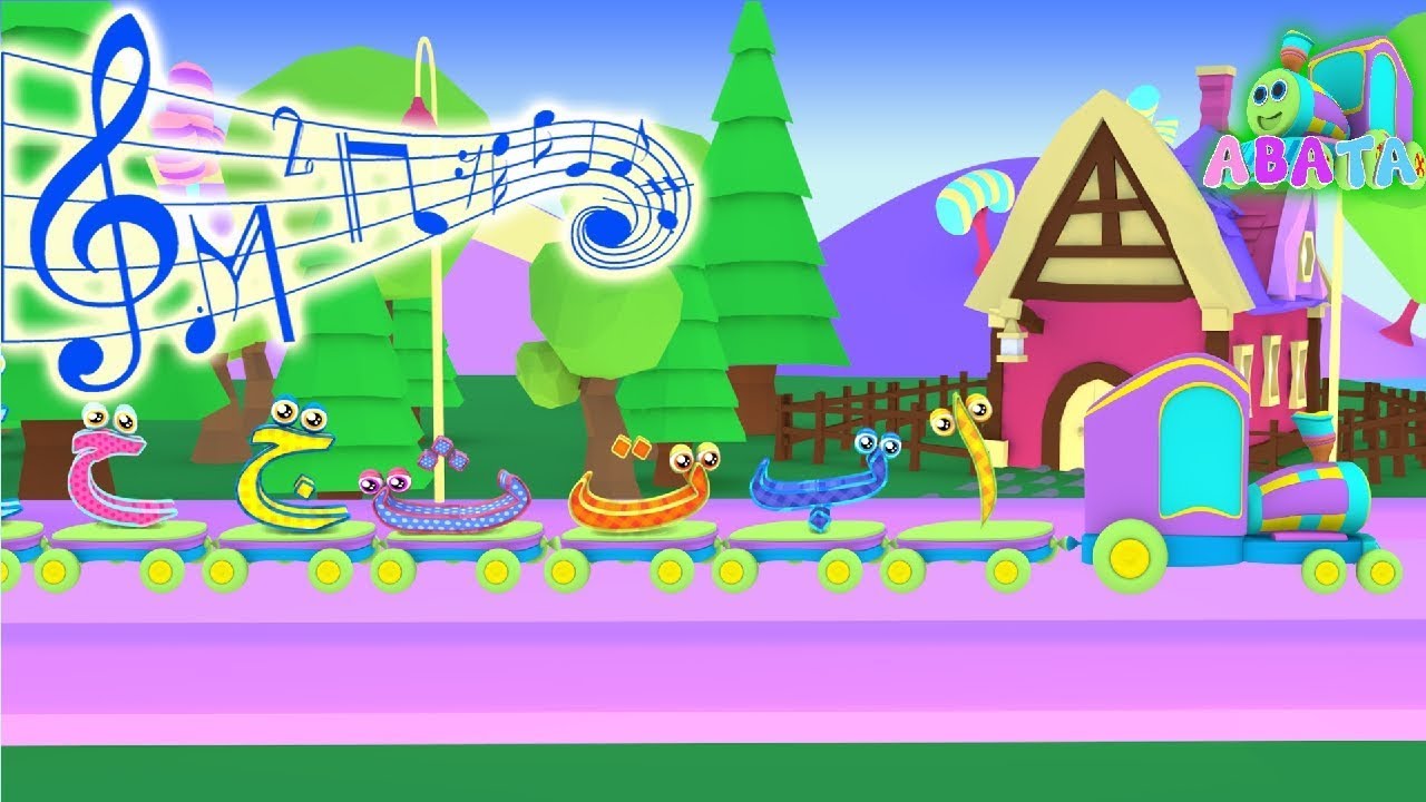 Around Playground With Song Arabic Alphabet Learn For Children and Kids ...