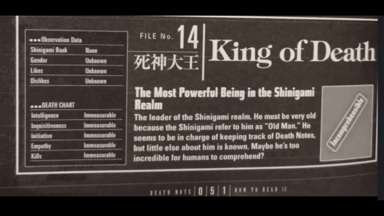 Proof that King of Death is the most intelligent Death Note character ...