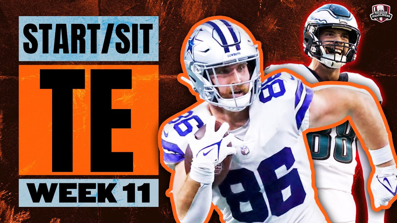 2022 Fantasy Football - MUST Start or Sit Week 11 Tight Ends - Every ...
