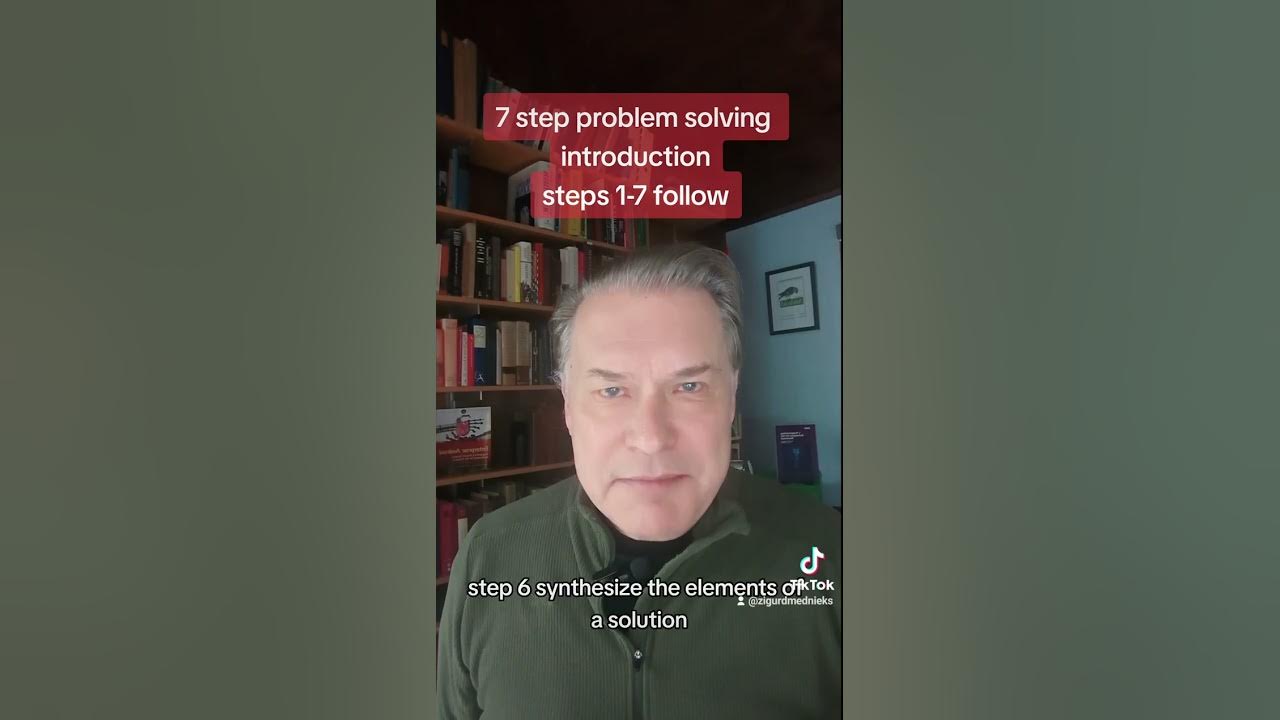Seven step problem solving introduction - YouTube