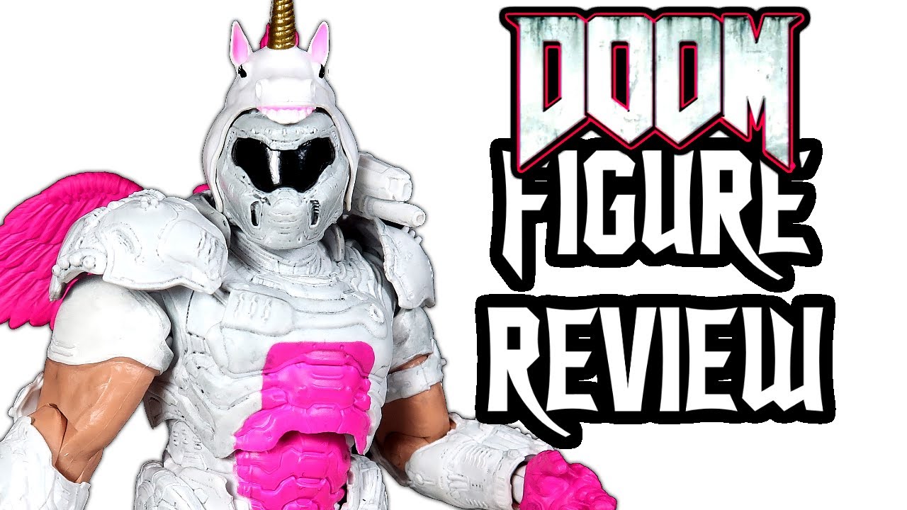 McFarlane Toys DOOM Doomicorn Slayer Action Figure Review Doom Eternal ...