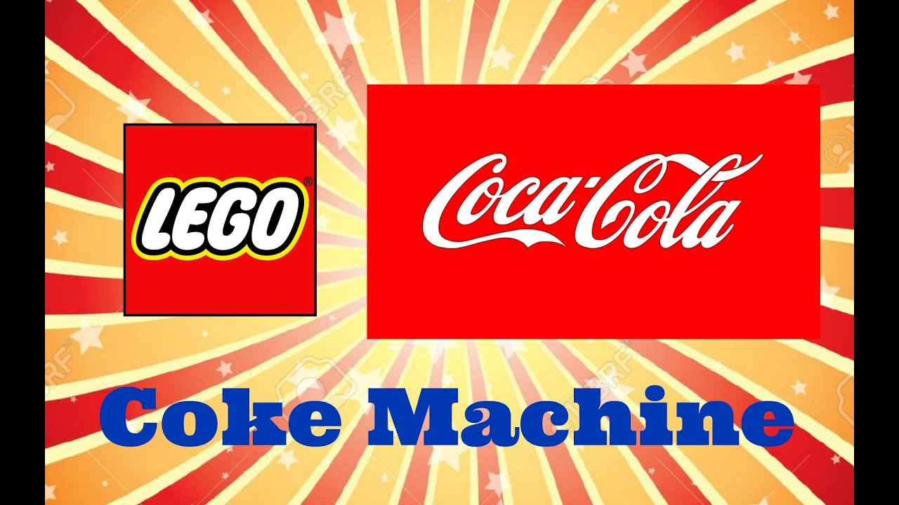 CUSTOM Lego Coca-Cola Machine (Minifigure Scale) - YouTube