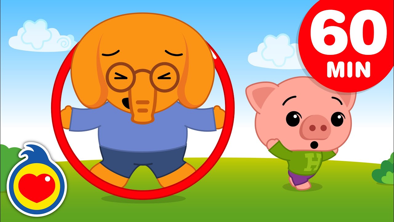 🐥 Plim Plim ♫ CARTOONS for Kids ♫ Full Episodes ♫ Hula Hoop (60+ Min ...