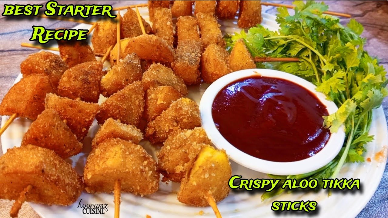 Crispy Aloo Tikka Sticks | New Potato Snacks | New Starter Recipe ...