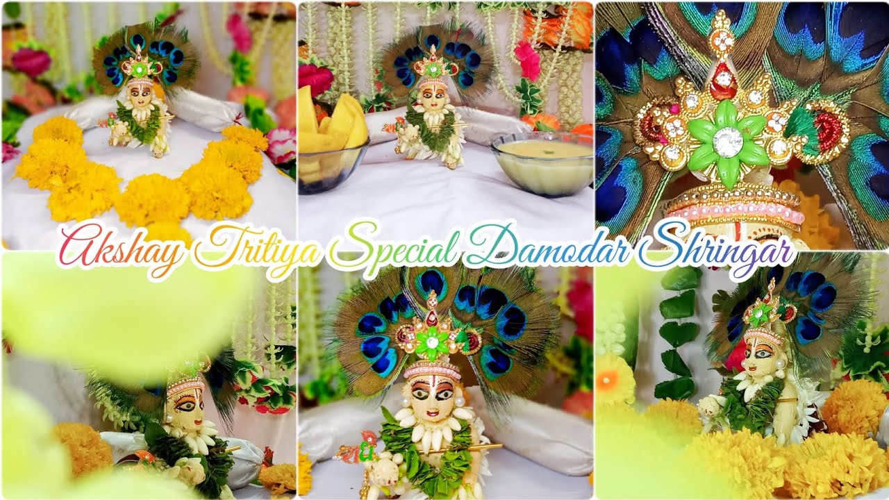 Akshay Tritiya Special Laddu gopal ji ka Shringar 🙏🏻 Chandan Shringar ♥ ...