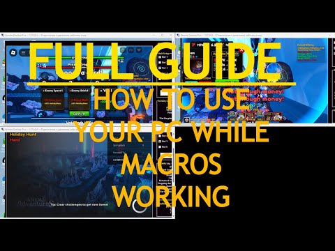 Guide how to use computer and macro in roblox at the same time - YouTube