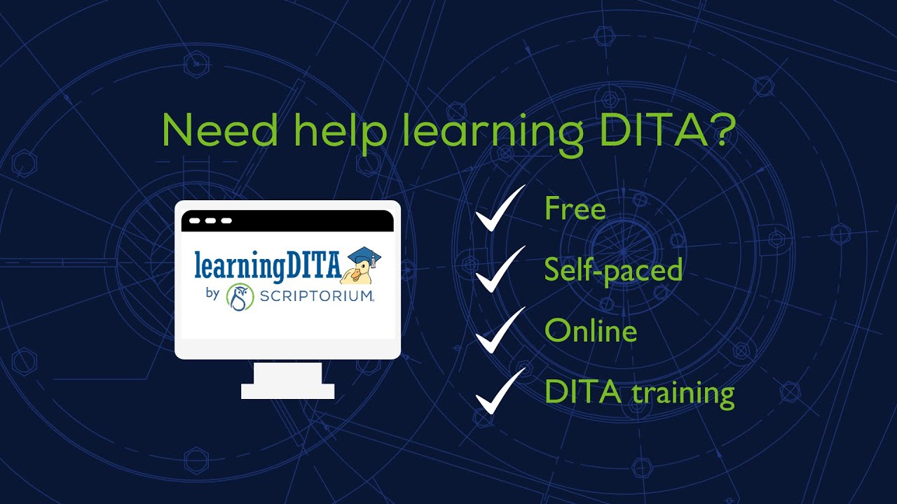 Online, self-paced DITA training with LearningDITA - YouTube