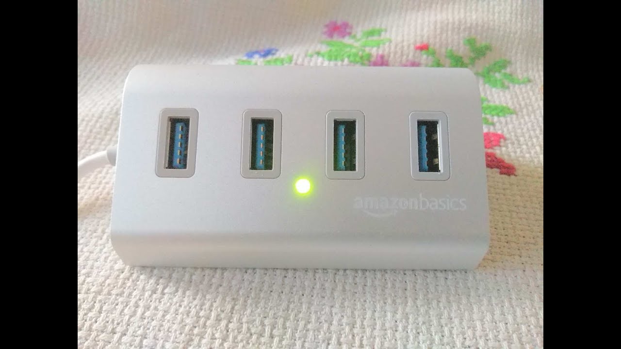 Amazon Basic USB 3.1 USB Hub - YouTube