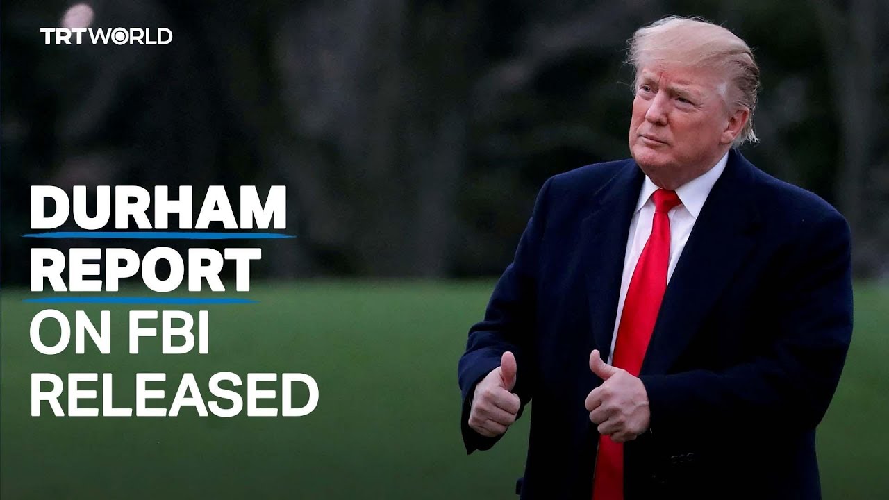 Durham report released into possible FBI misconduct over Trump - YouTube