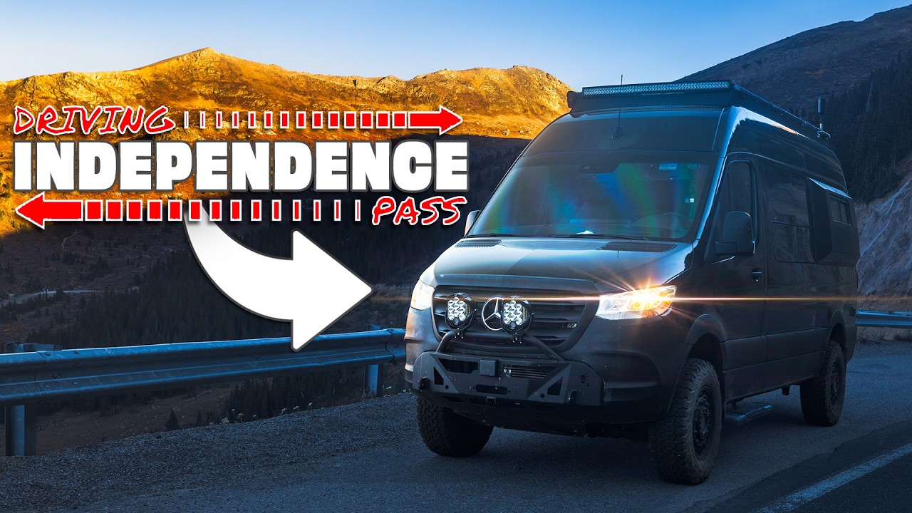 Driving Independence Pass in a Van (One Of The Coolest Roads In America ...