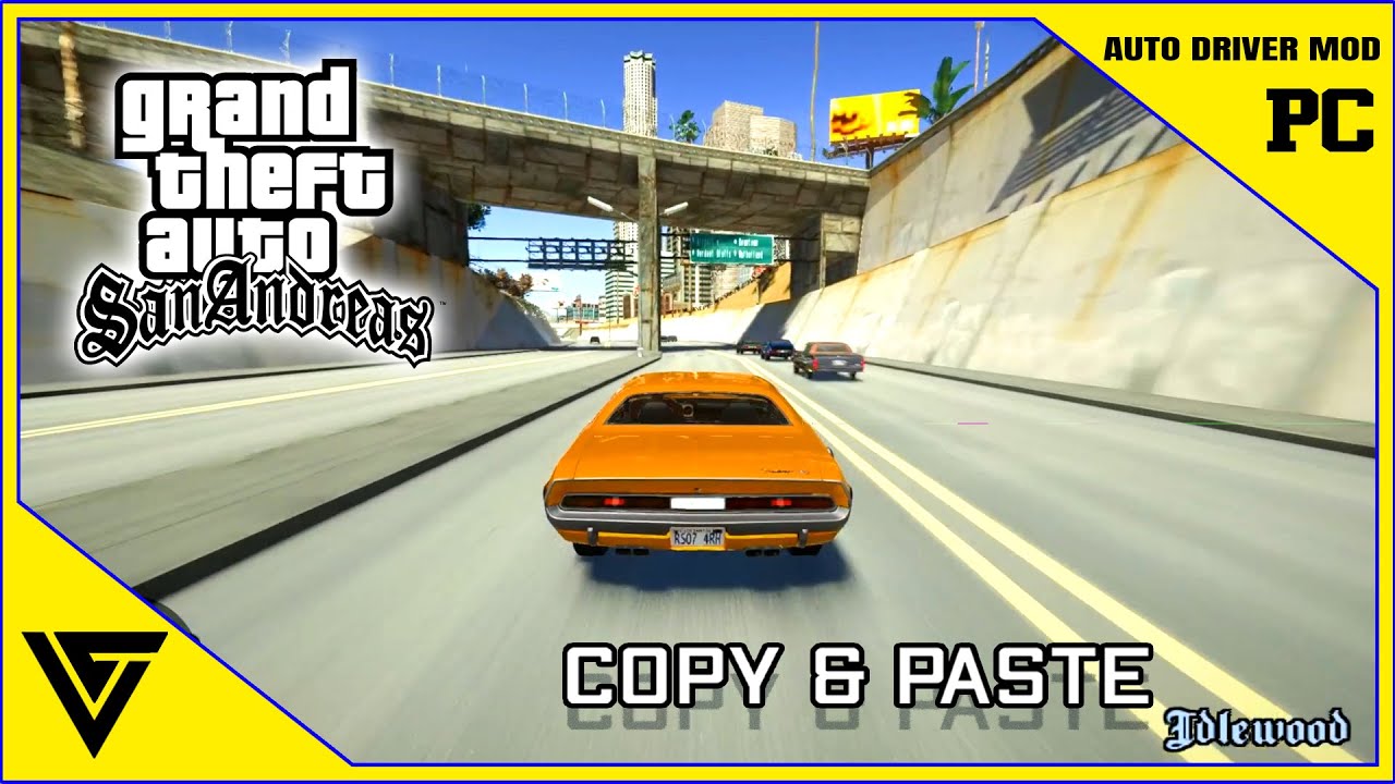 How To Install Auto Driver Mod In GTA San Andreas - YouTube