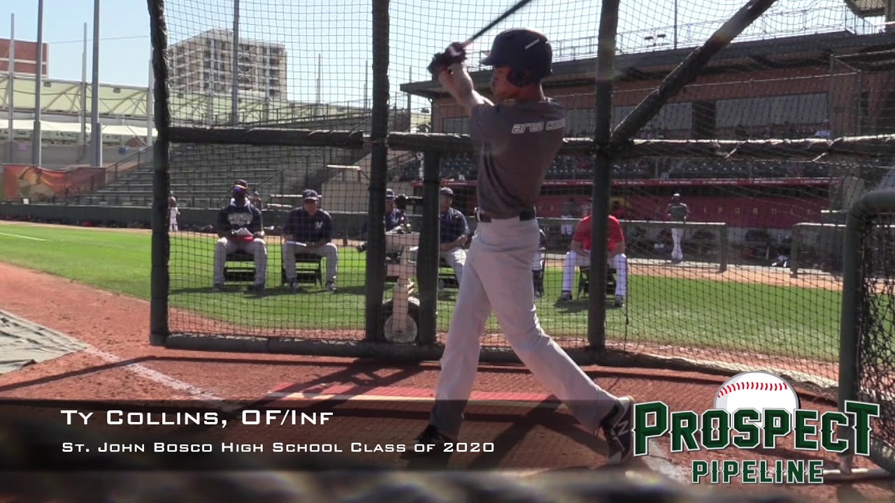 Ty Collins Prospect Video, OF Inf, St John Bosco High School Class of ...