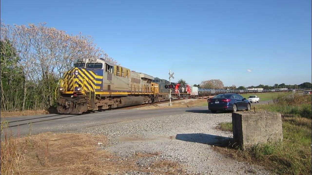Free Like Video: Canadian National CitiRail Leaser 2763 Leads CSX B670-21 With Friendly Crew ...