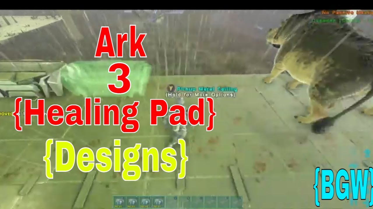 Ark | FiberCraft Healing Pad Designs Build Tutorial | Bobs Gone Wild ...
