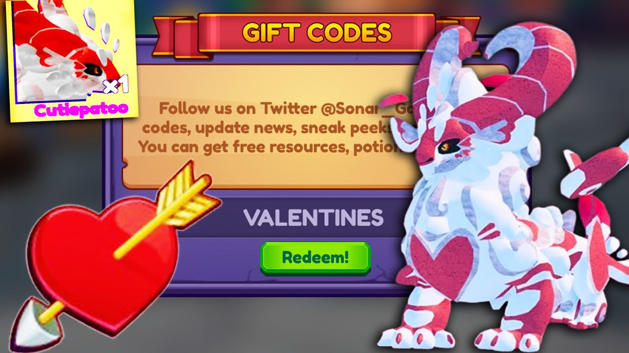 Dragon Adventures VALENTINES EVENT CODES 2025! *SECRET* Roblox - YouTube