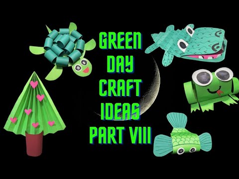 Green Day Craft Ideas - Part 8 | Earth Day Craft | Paper Craft ...