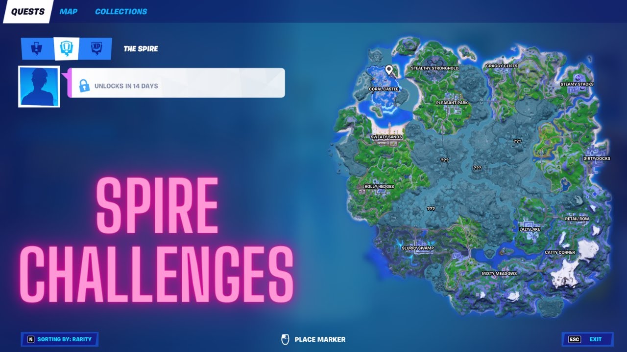 How To Complete ALL The NEW SPIRE QUESTS/CHALLENGES in Fortnite! (Spire ...
