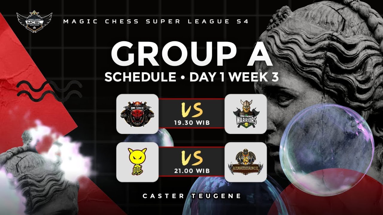 MCSL S4 DAY 1 WEEK 1 GRUP A l BMC RANGER VS BBM VIKING l WNB RENAI VS ...