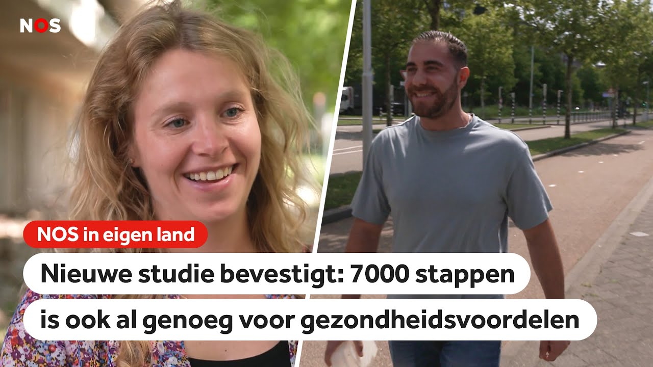 10.000 stappen achterhaald: 7000 is genoeg - YouTube