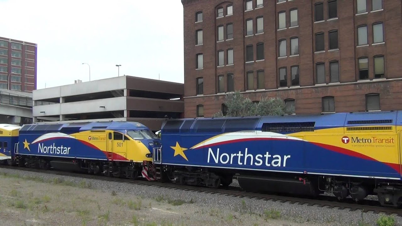 Northstar Comuter Rail, Northbound, Minneapolis, MN 1:20, July 15, 2012 ...