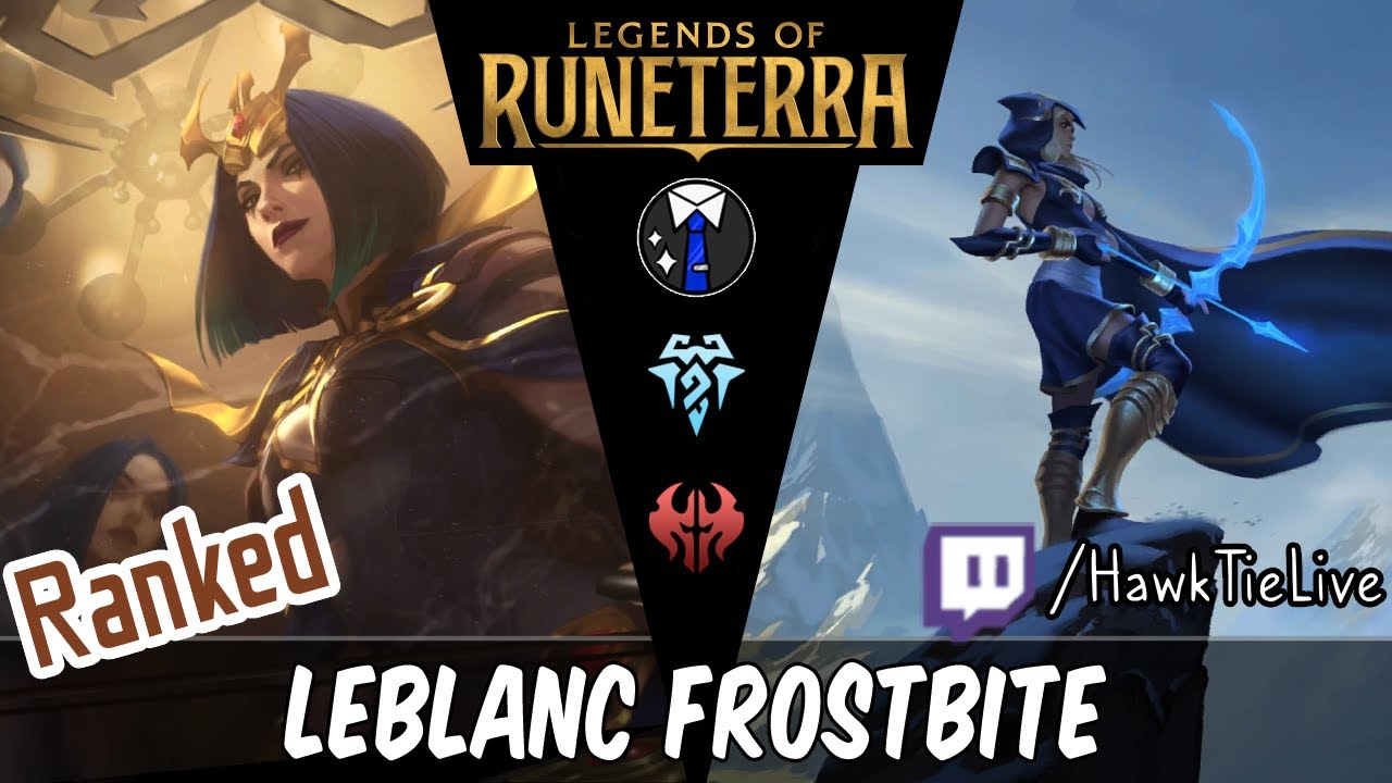 Leblanc Frostbite: The Frozen Black Rose | Legends of Runeterra LoR ...