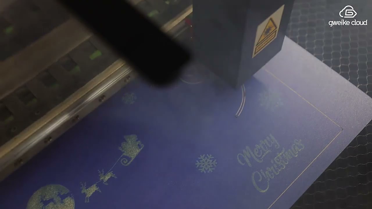 how to Make a Christmas Card by a 3 D laser Printer - YouTube