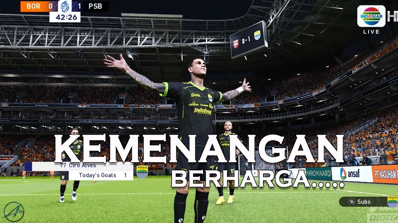 BORNEO vs PERSIB - Matchday 17 BRI Liga 1 Musim 2028 | PES 2021 - YouTube