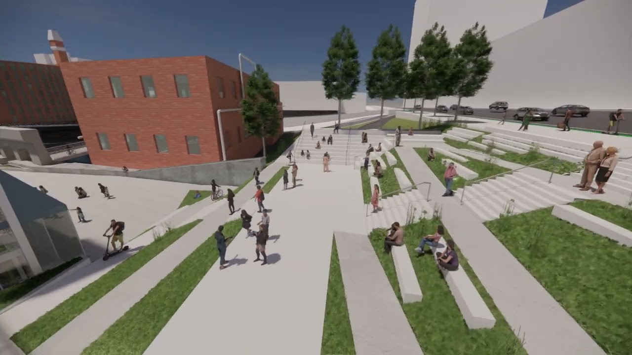 Rochester NY aqueduct reimagined: Plans for Broad Street revealed