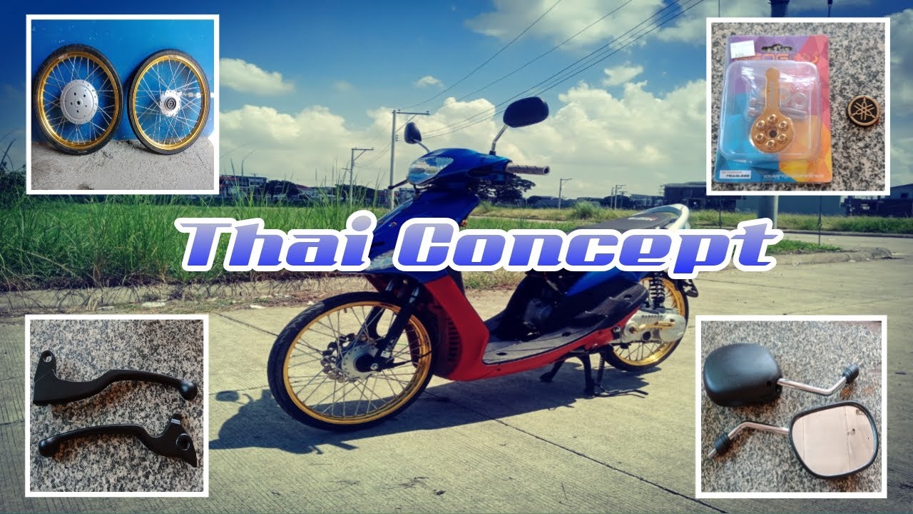 MIO 1 THAI CONCEPT || INSTALLATION RIM SET, REVOLVER HELMET HOOK, 5VV ...