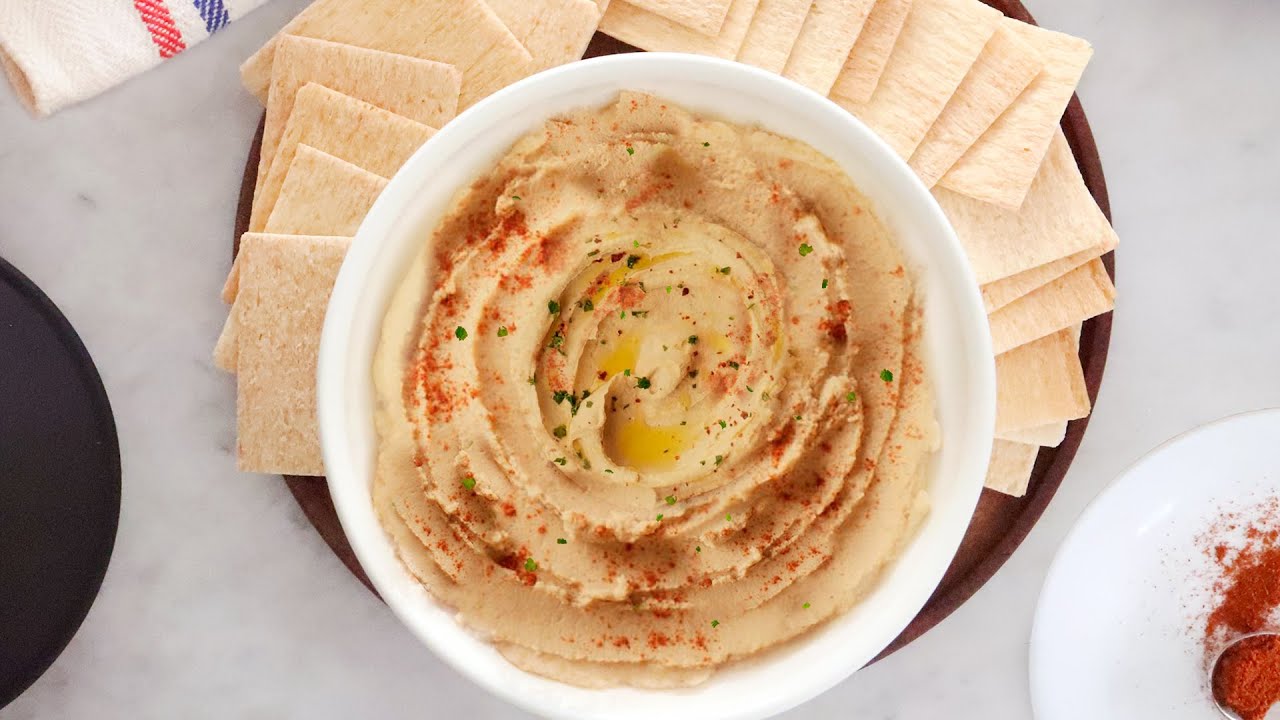 HUMMUS Casero | Cómo hacer Pasta de Garbanzo - CUKit! - YouTube