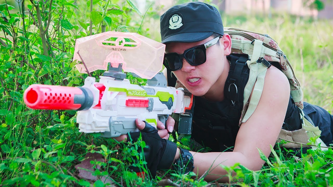 LTT Gaming Nerf Guns : SEAL Team Battle Attack Criminals are dangerous ...