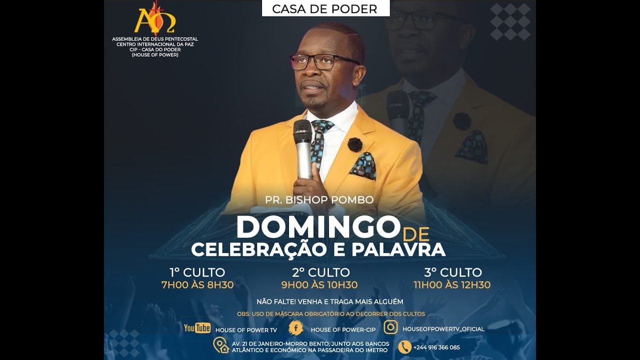 A HONRA DAS PRIMÍCIAS (PART 2) - BISHOP POMBO - YouTube