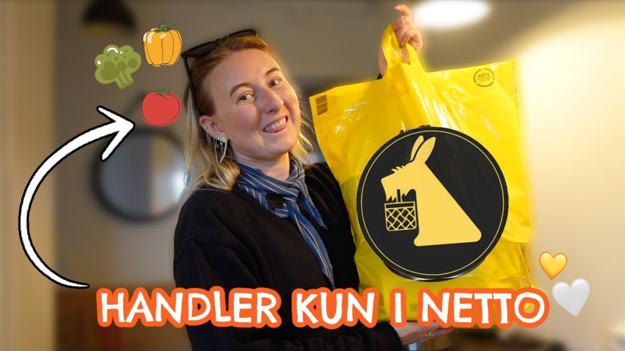 JEG HANDLER KUN I NETTO / MÅNEDS INDKØB MAJ 2025 - YouTube
