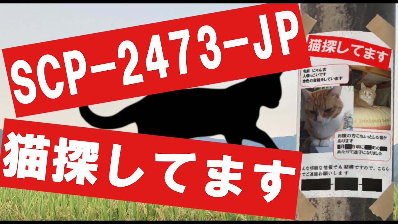 【SCP解説】SCP-2473-JP『猫探してます』【ゆっくり解説塩】 - YouTube