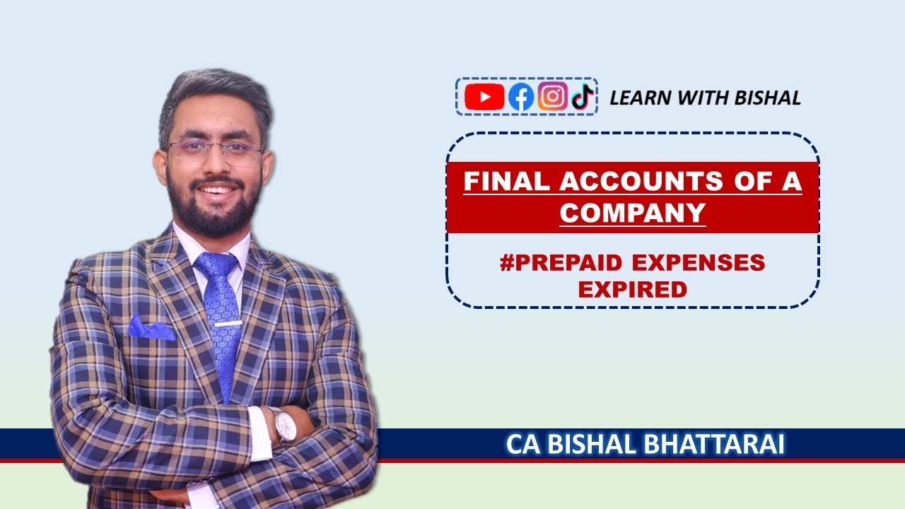 Prepaid Expenses Expired Final Accounts In Nepali YouTube
