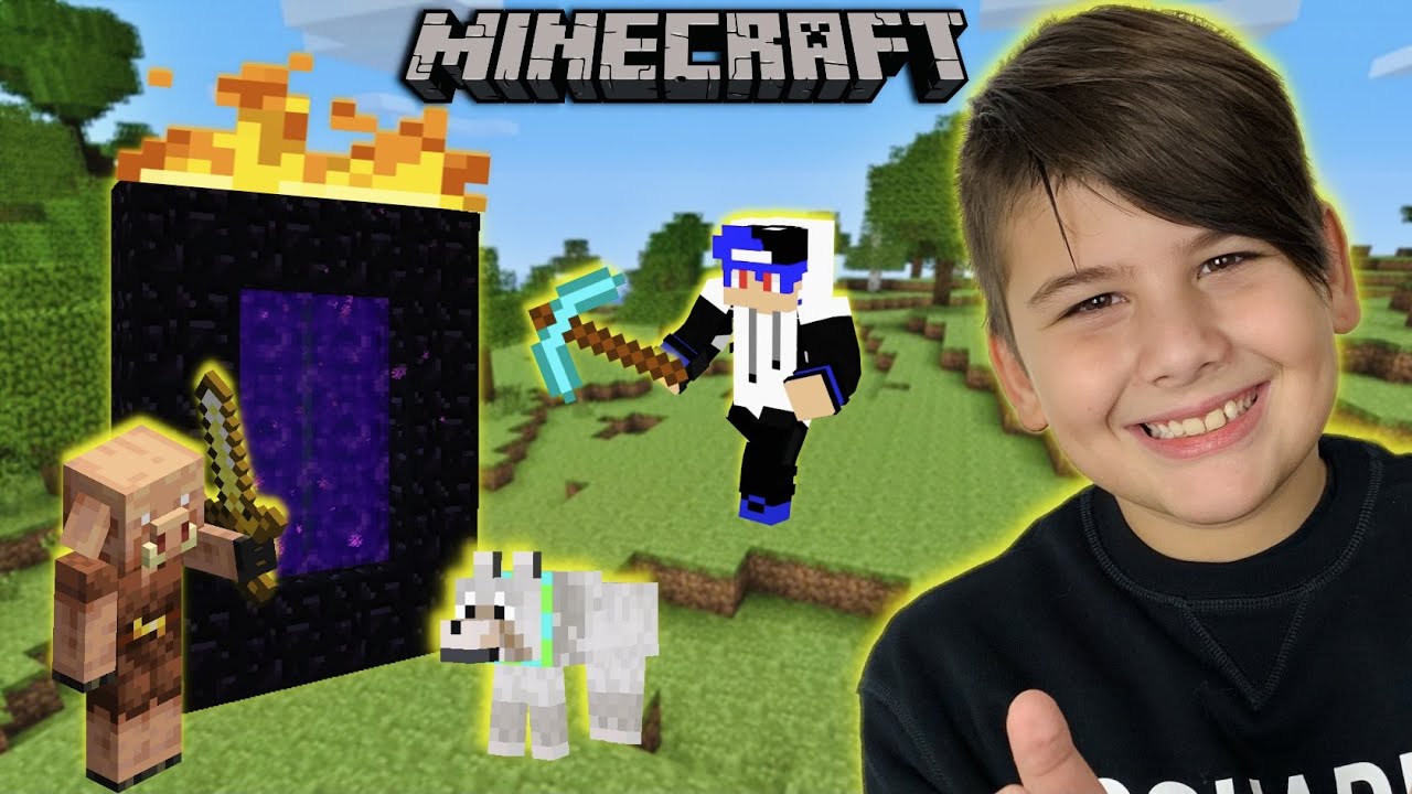 Επιτέλους έφτιαξα Nether Portal για να πάμε μαζί με το Noobaki Survival ...