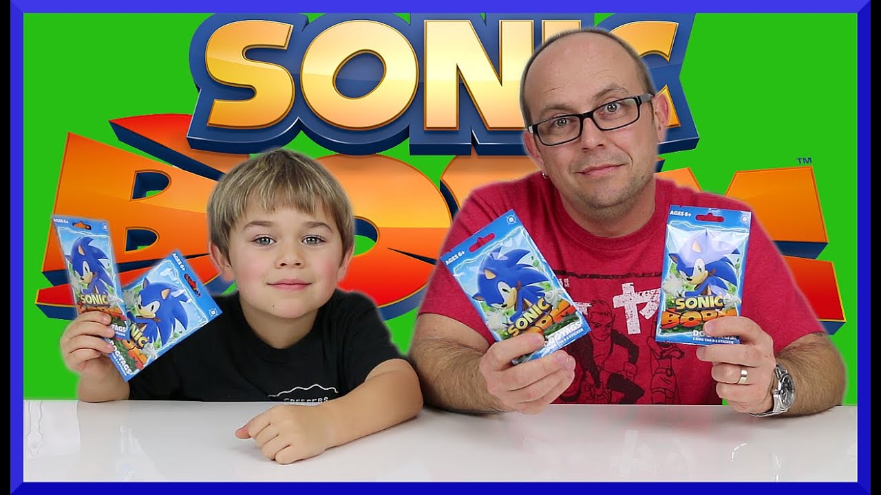 Sonic Boom Dog Tags and Sticker Surprise Blind Bag Opening - YouTube