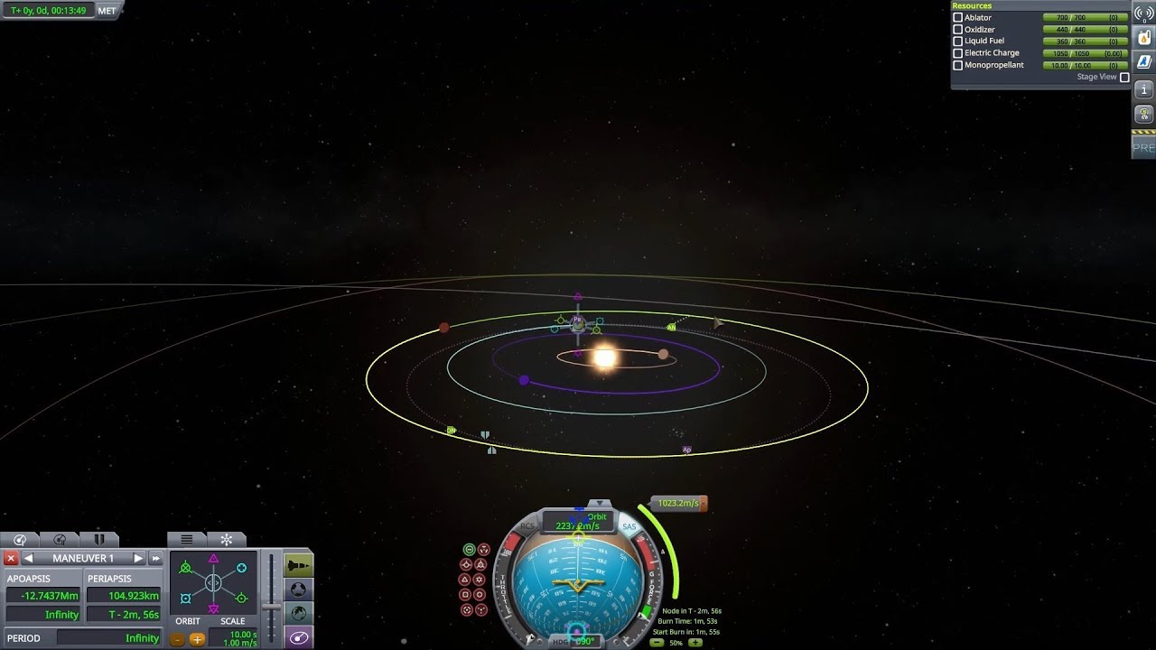 KSP Tutorial: interplanetary travel (to Duna, in this instance) - YouTube