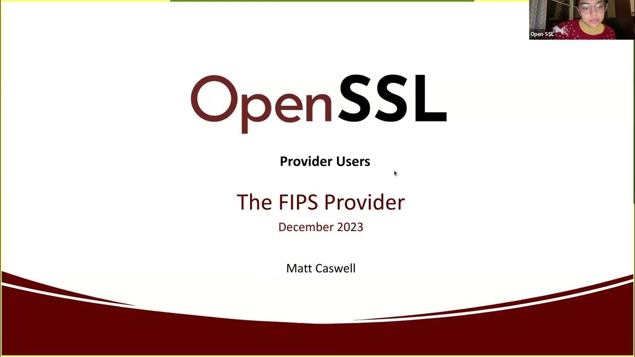 OpenSSL FIPS Provider - YouTube