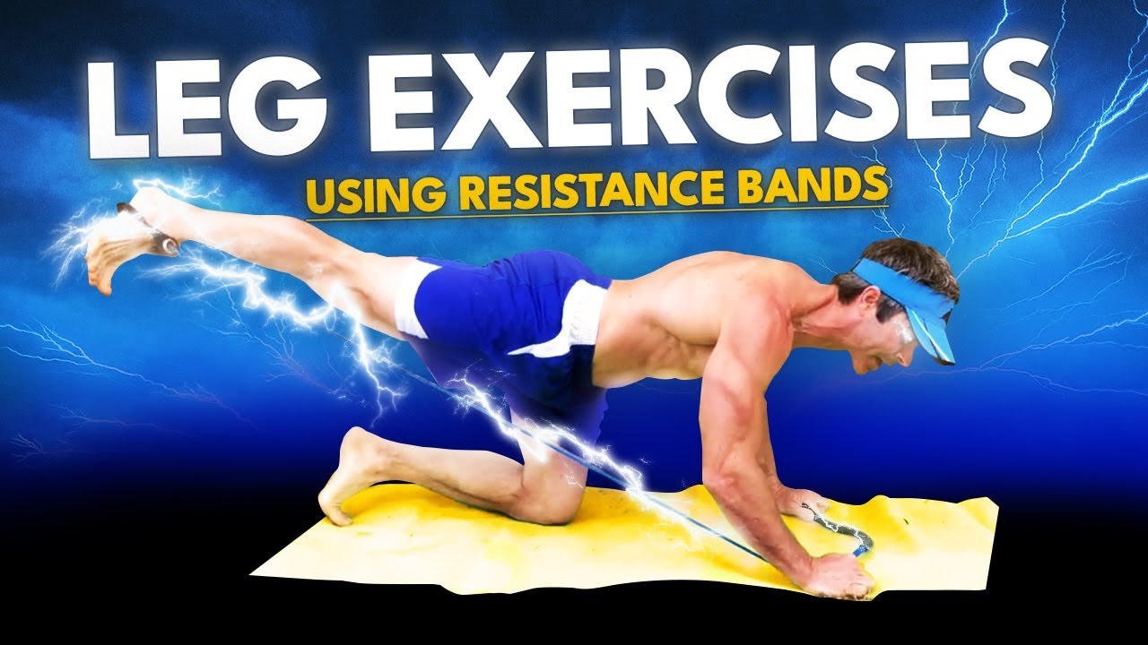 10 Best Leg Exercises Using Resistance Bands - YouTube