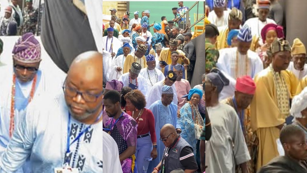 ARRIVAL OF TOP DIGNITARIES TO 43RD OLUBADAN, OBA OWOLABI OLAKULEHIN'S ...