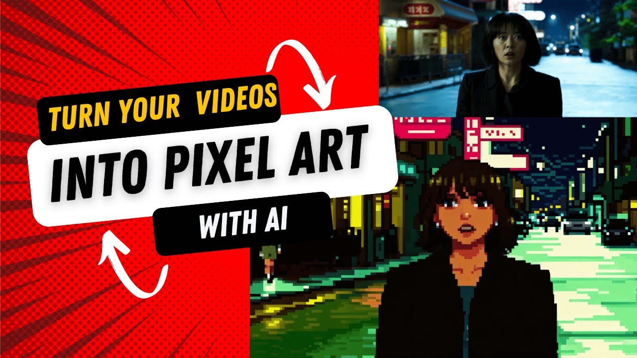 TURN YOUR VIDEOS INTO PIXEL ART WITH DOMO AI - YouTube