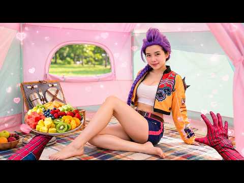 Spider-Man’s Dream Picnic with the K-POP Girls Turns Into Total Chaos! | Funny Romantic POV