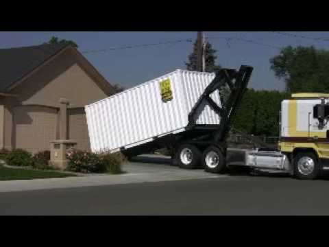 Storage On-Site's ISO Container Loading System - YouTube