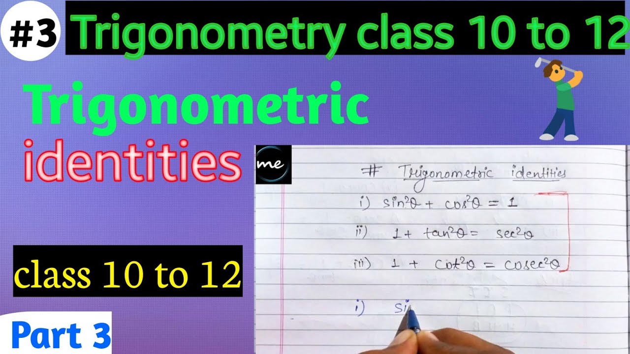 trigonometric identities//class 10 to 12 , identities formula ...
