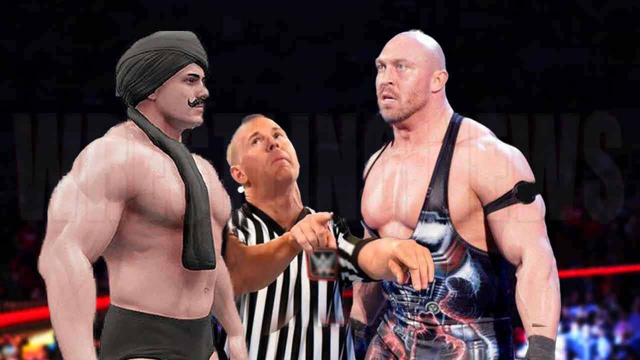 Dara Singh vs Ryback Extreme Rules Match - YouTube